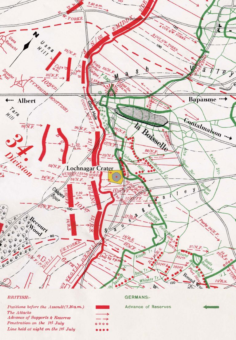 Lochnagar Labyrinth Panels 1-5 - Lochnagar Crater